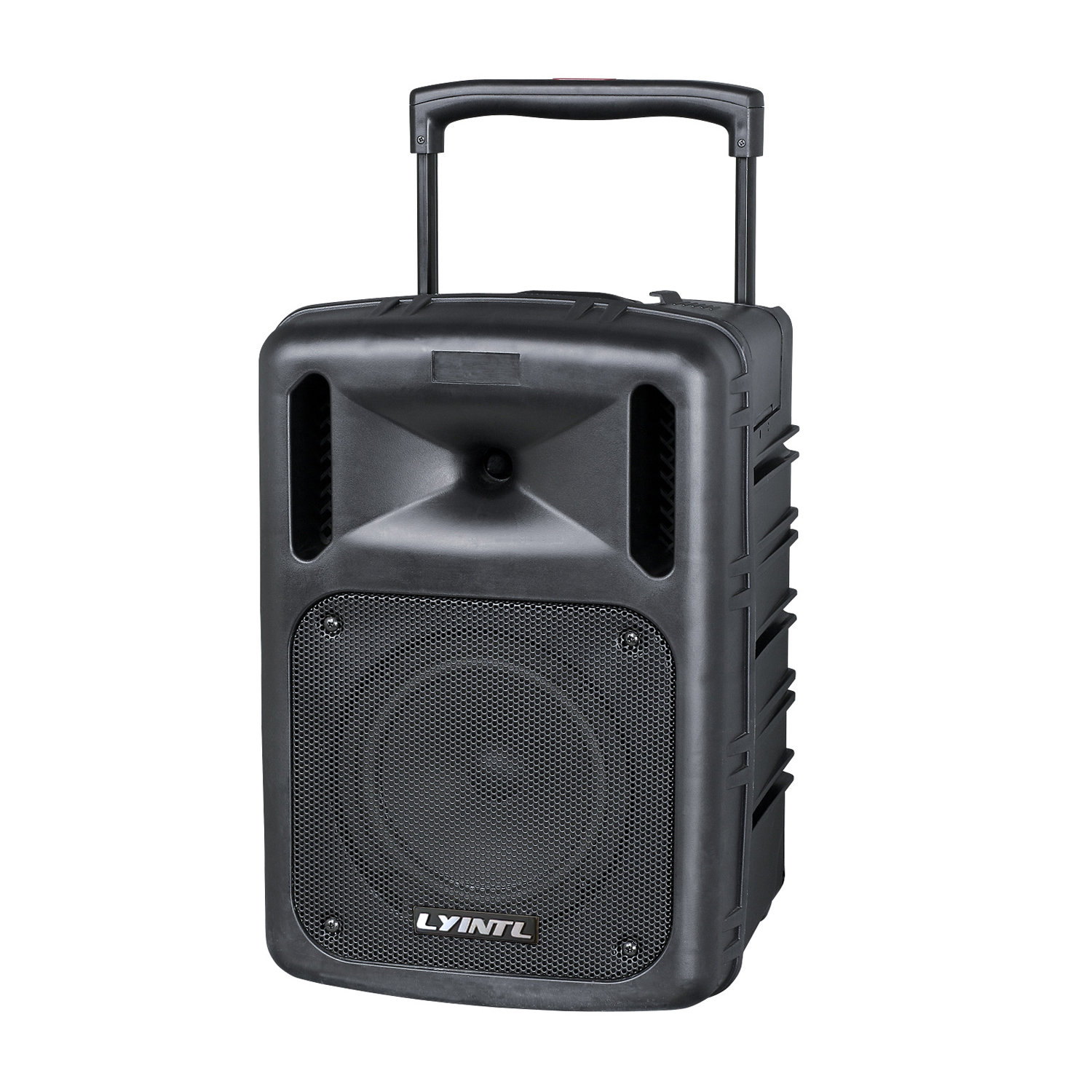 PP-708 8 Inch 200W Portable Wireless PA Trolley Speaker With USB/SD/FM/Bluetooth/Recorder/EQ ...