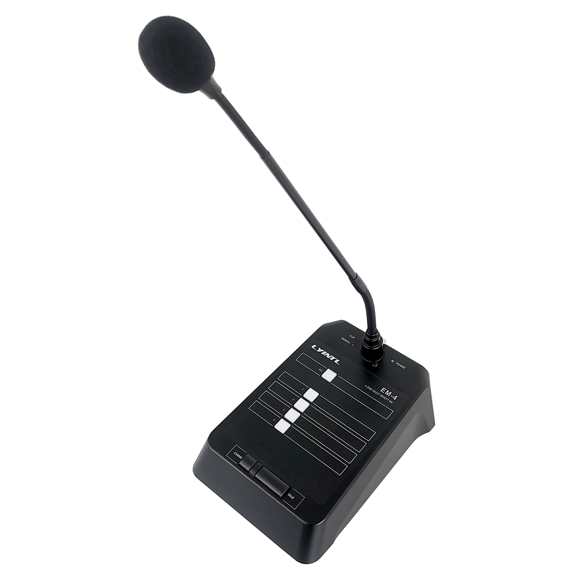 EM-4 4 Zone Remote Paging Microphone for EF-804 - LY International ...
