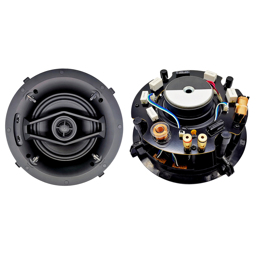 LS-660/LS-880 60W/80W 2-Way 8 Ohms Quick Install In-Ceiling Speaker ...