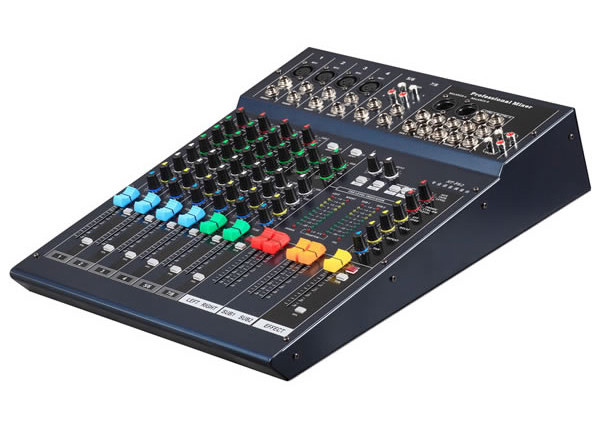 H-F08/2 8 Channel Professional Mixing Console - LY International ...
