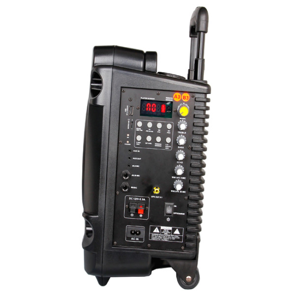 PP-6825 8 Inch 25W PA Portable Wireless Bluetooth Trolley Speaker - LY International Electronics ...